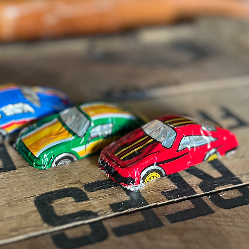 Milk Chocolate Super Racing Cars 1oz